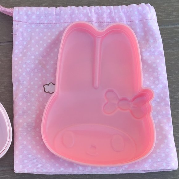 Sanrio | Kitchen | Sanrio My Melody Snack Container With Pouch Tie ...